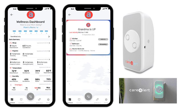 CareAlert Wellbeing Monitor, Lets you know your Mom is ok. No cameras ...