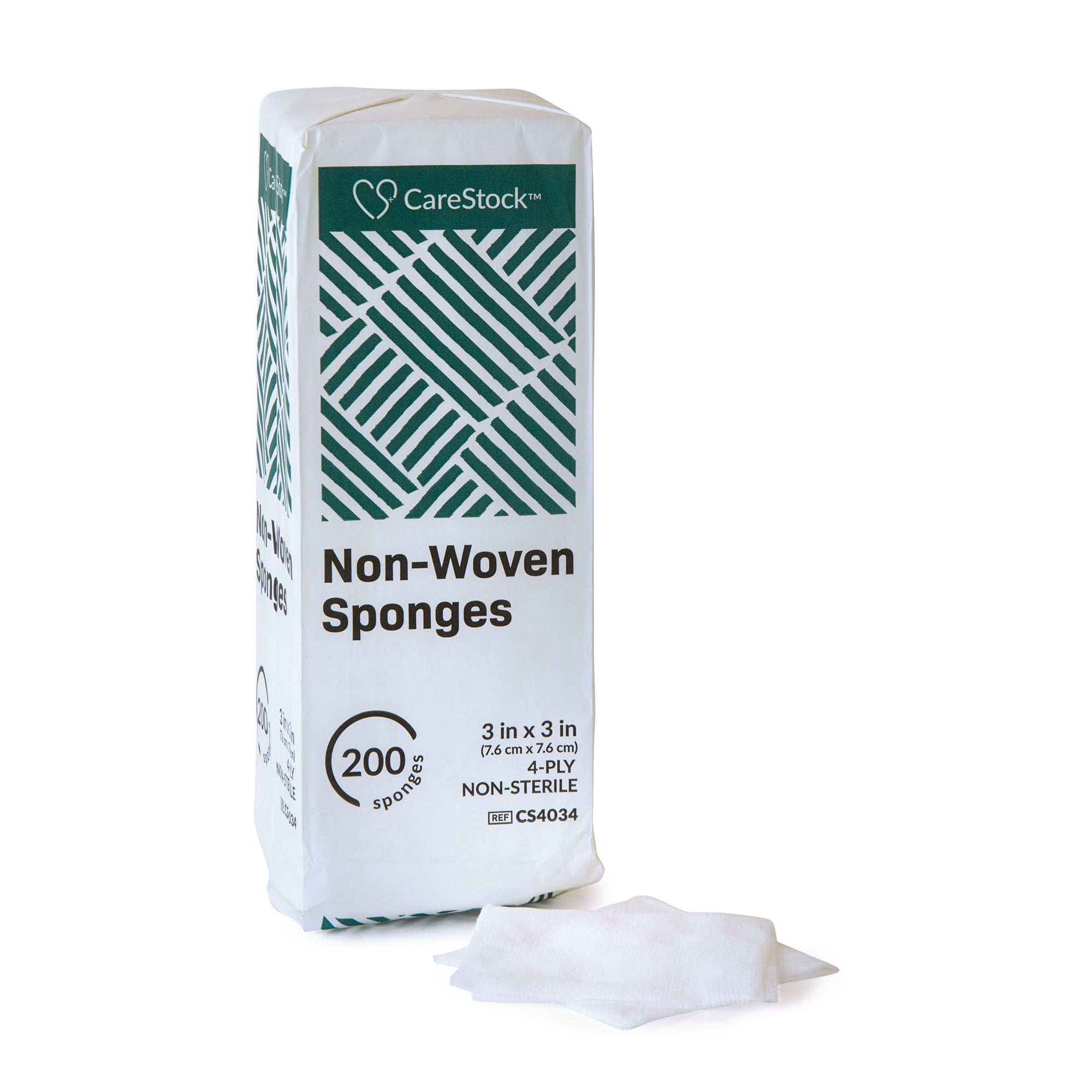 CareStock Gauze Sponge - Highly Absorbent, Medical-Grade Cotton Wound ...