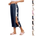 CareWardrobe Womens Tear Away Pants Loose Fit Easy Care Post Surgery ...