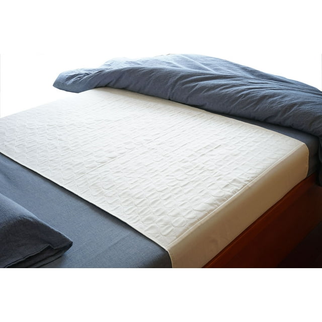 "Careboree 2 Pack, Cotton Top Absorbent Washable Bed Pad, 34""X60"" Fit ...