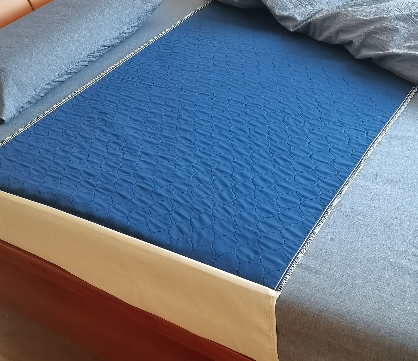 Collections Etc Highly Absorbent Washable Waterproof Bed Pad - Walmart.com