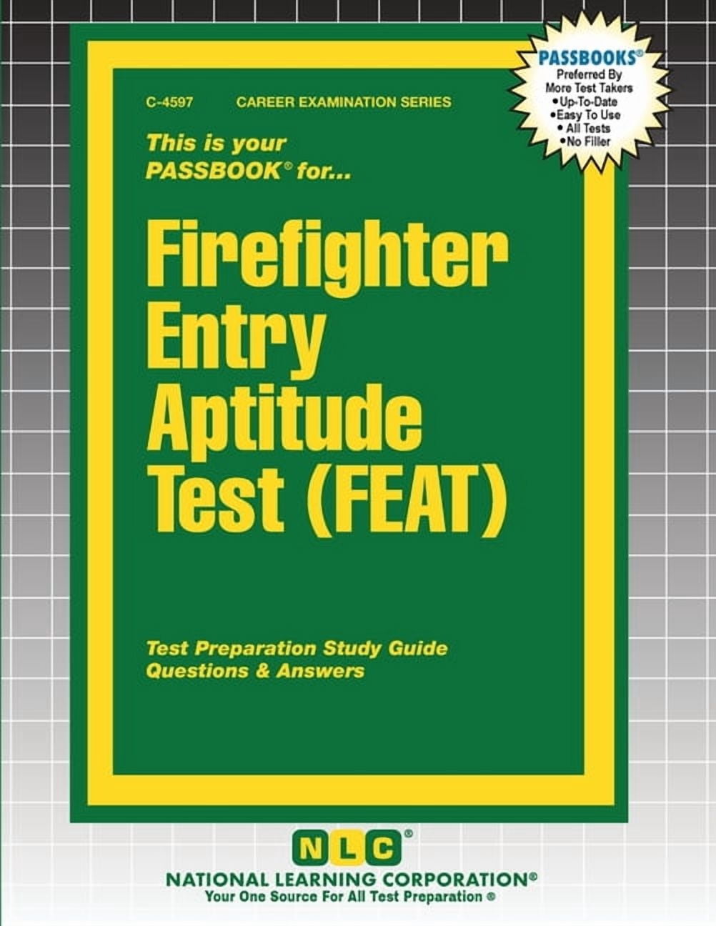 Career Examination Firefighter Entry Aptitude Test (FEAT), Book 4597 ...