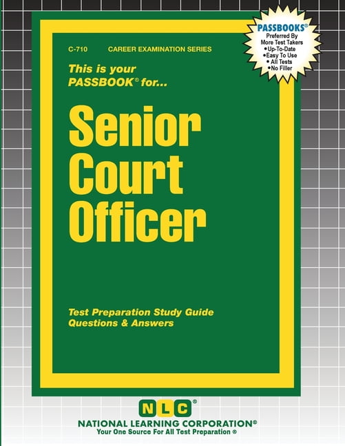Career Examination Senior Court Officer, Book 710, (Paperback ...