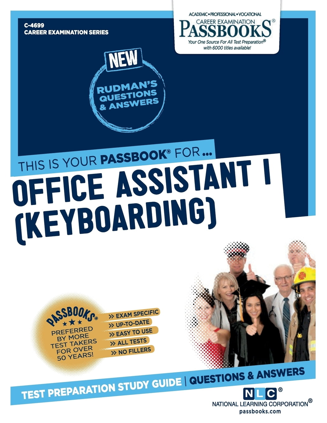 Career Examination Series: Office Assistant I (Keyboarding) (C-4699 ...