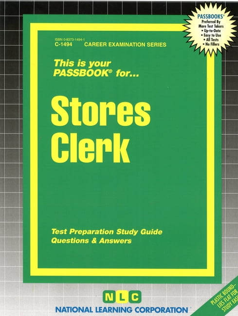 Career Examination: Stores Clerk : Volume 1494 (Series #1494) (Other ...