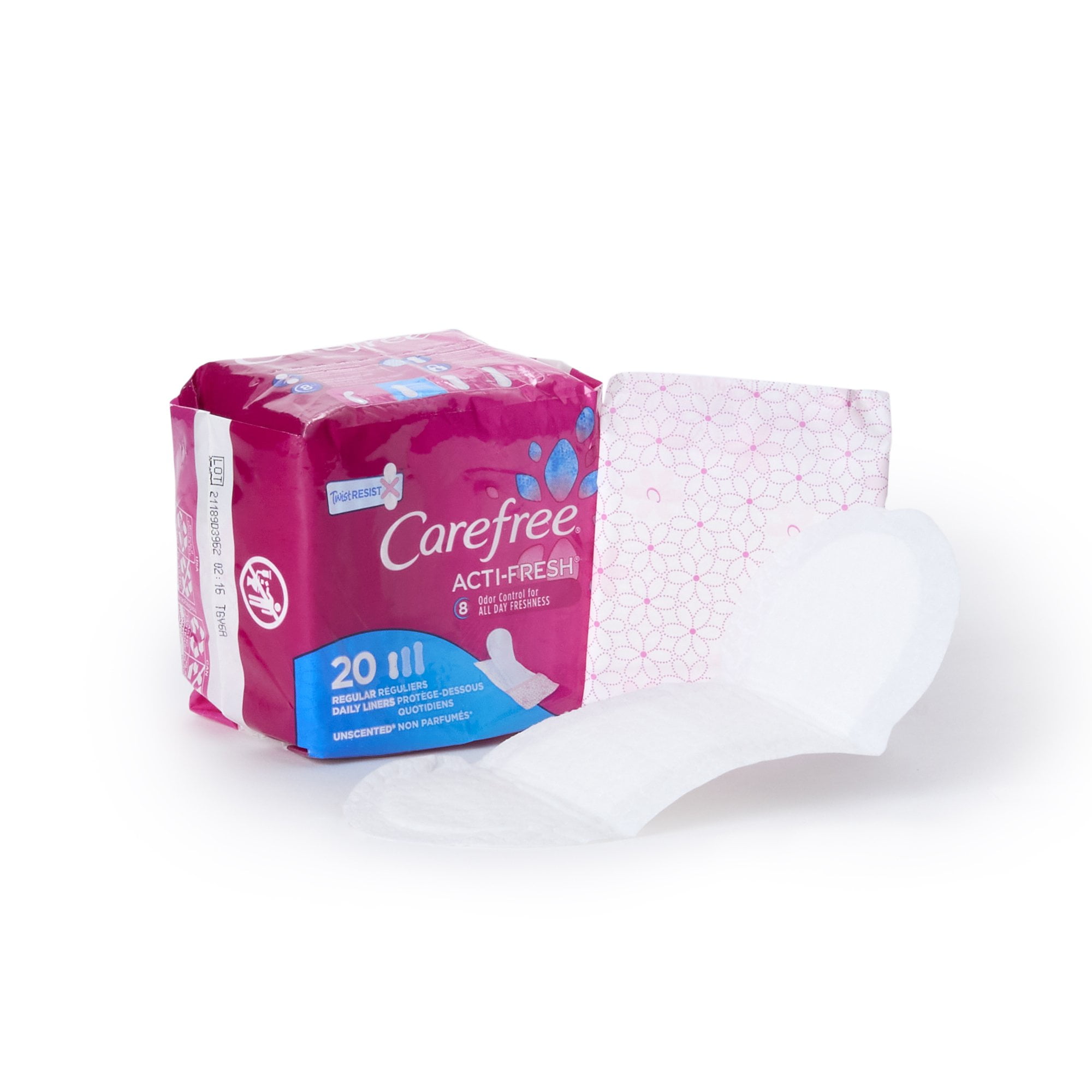 Carefree Acti-Fresh Liners, Regular - Walmart.com