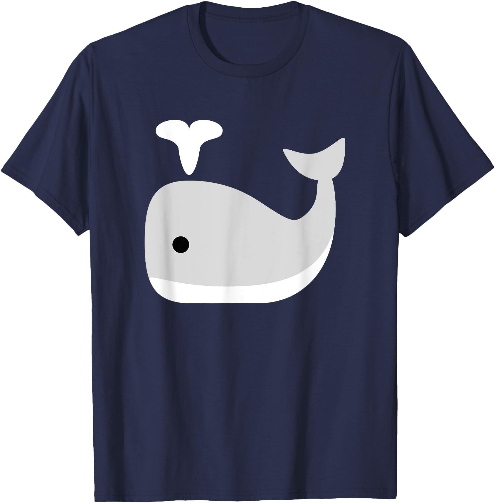 Carefree Cute Colorful Grey Whale Softstyle Unisex T-Shirt,Navy Color ...