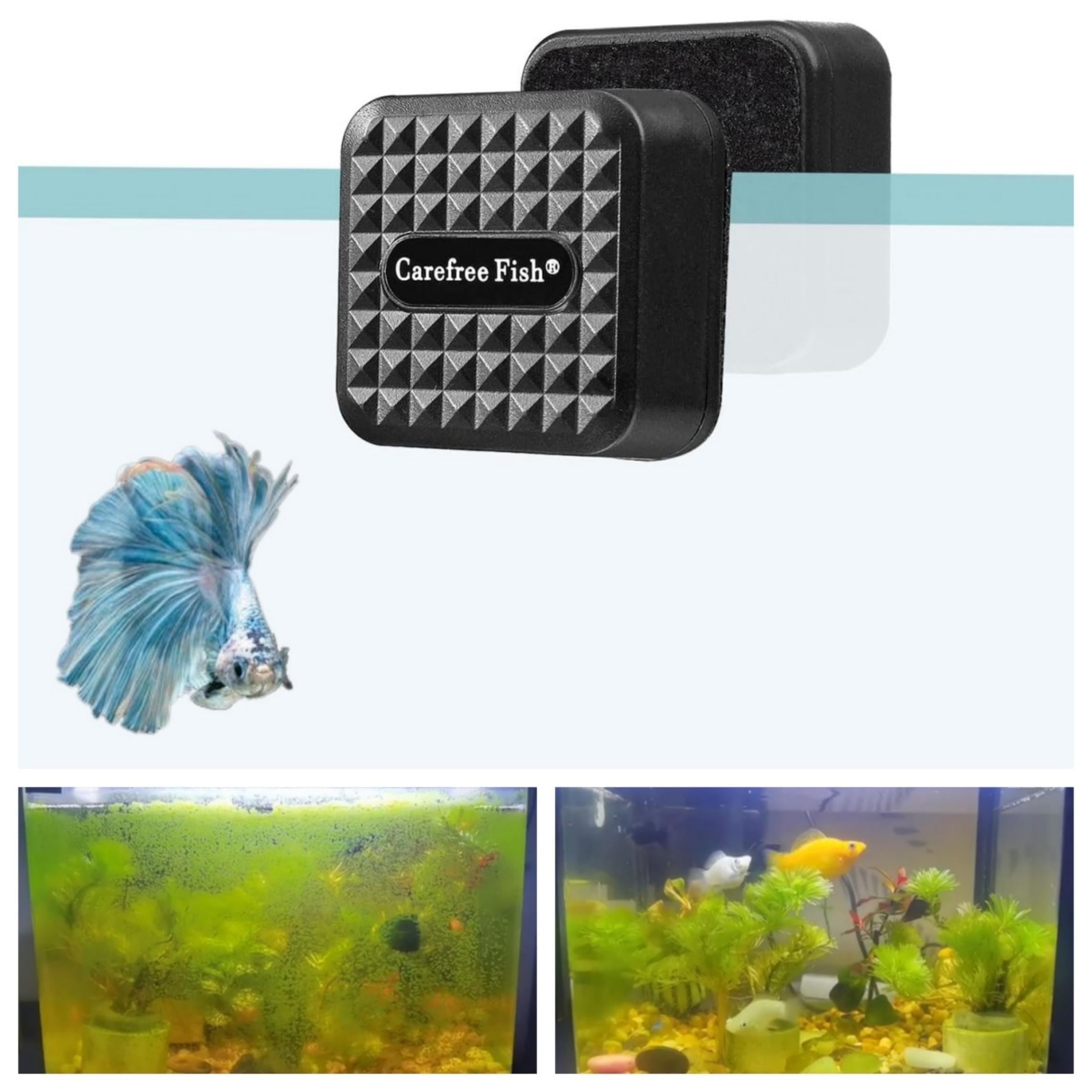 Carefree Fish Acrylic Fish Tank Brush Cleaner Magnetic Algae Scraper ...