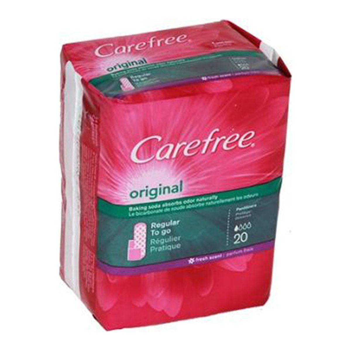 Carefree Original Regular Pantiliners, Fresh Scent, 1 Count - Sanitary ...