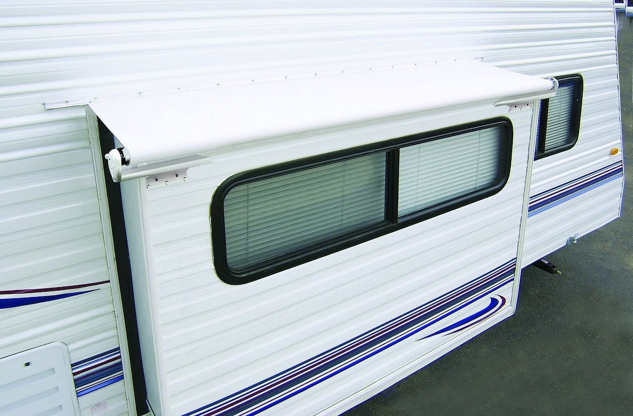 Carefree RV LH0810042 RV Slide-Out Automatic Awning, White Solid ...