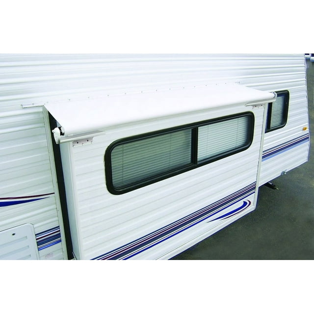 Carefree RV LH0810042 RV Slide-Out Automatic Awning, White Solid ...