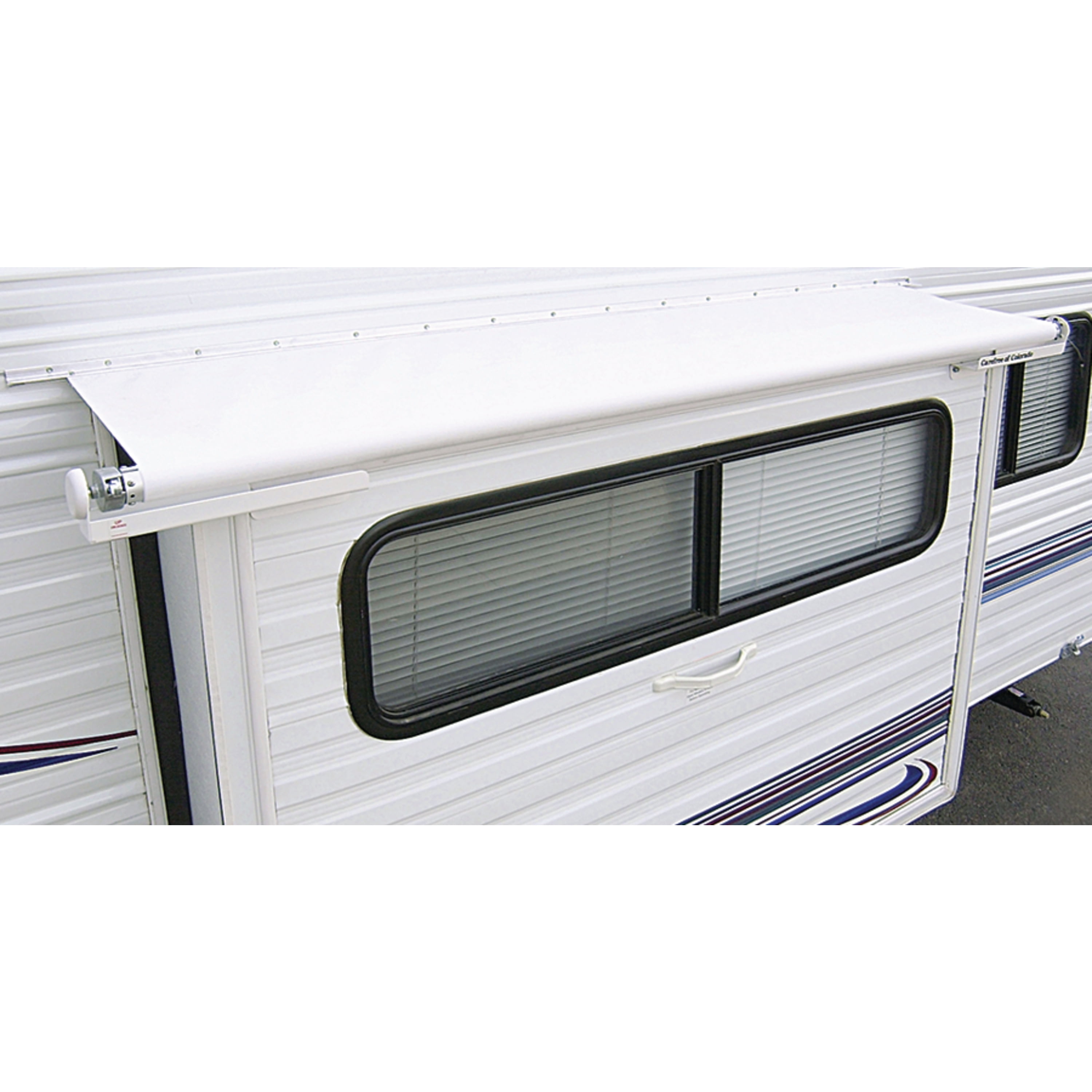 Carefree RV DG1500042 White/ Off-White RV Slide-Out Vinyl Awning Fabric ...
