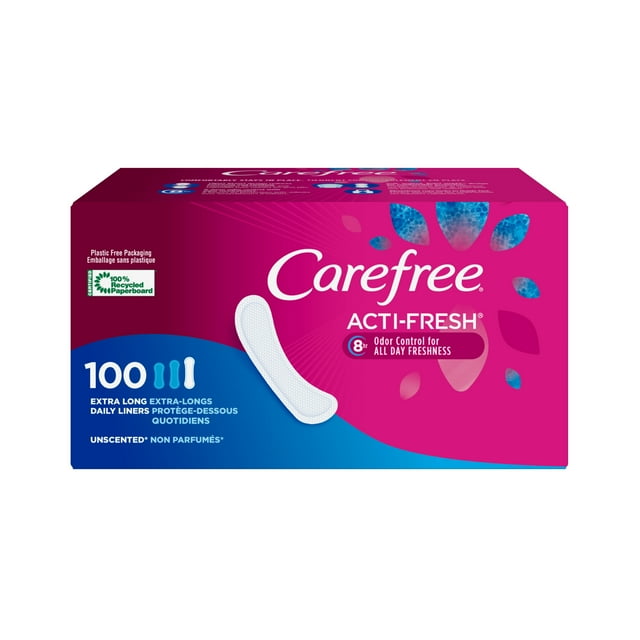 Carefree Regular Unscented Panty Liners, 112 Ct HSA/FSA Eligible ...