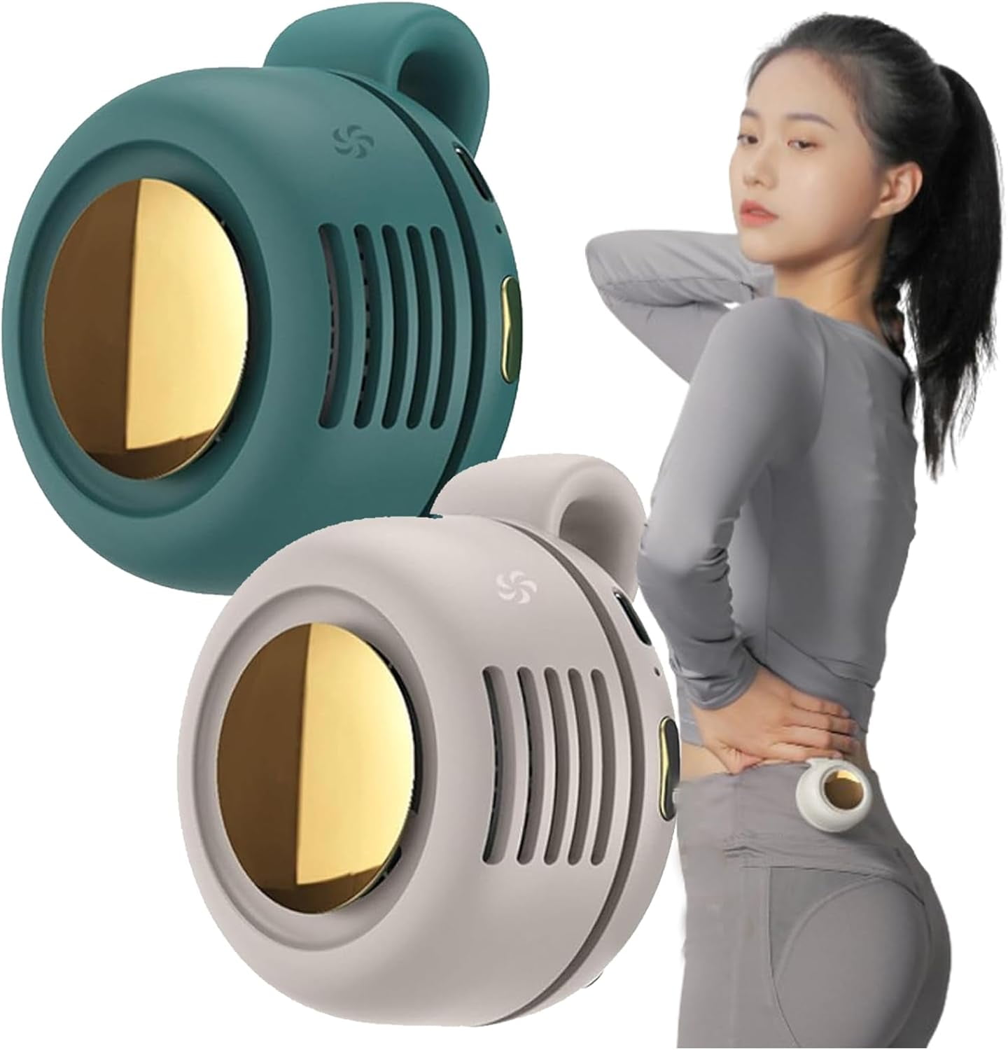 Carefulabout Mini Bladeless Fan, Portable Silent Mini Bladeless ...