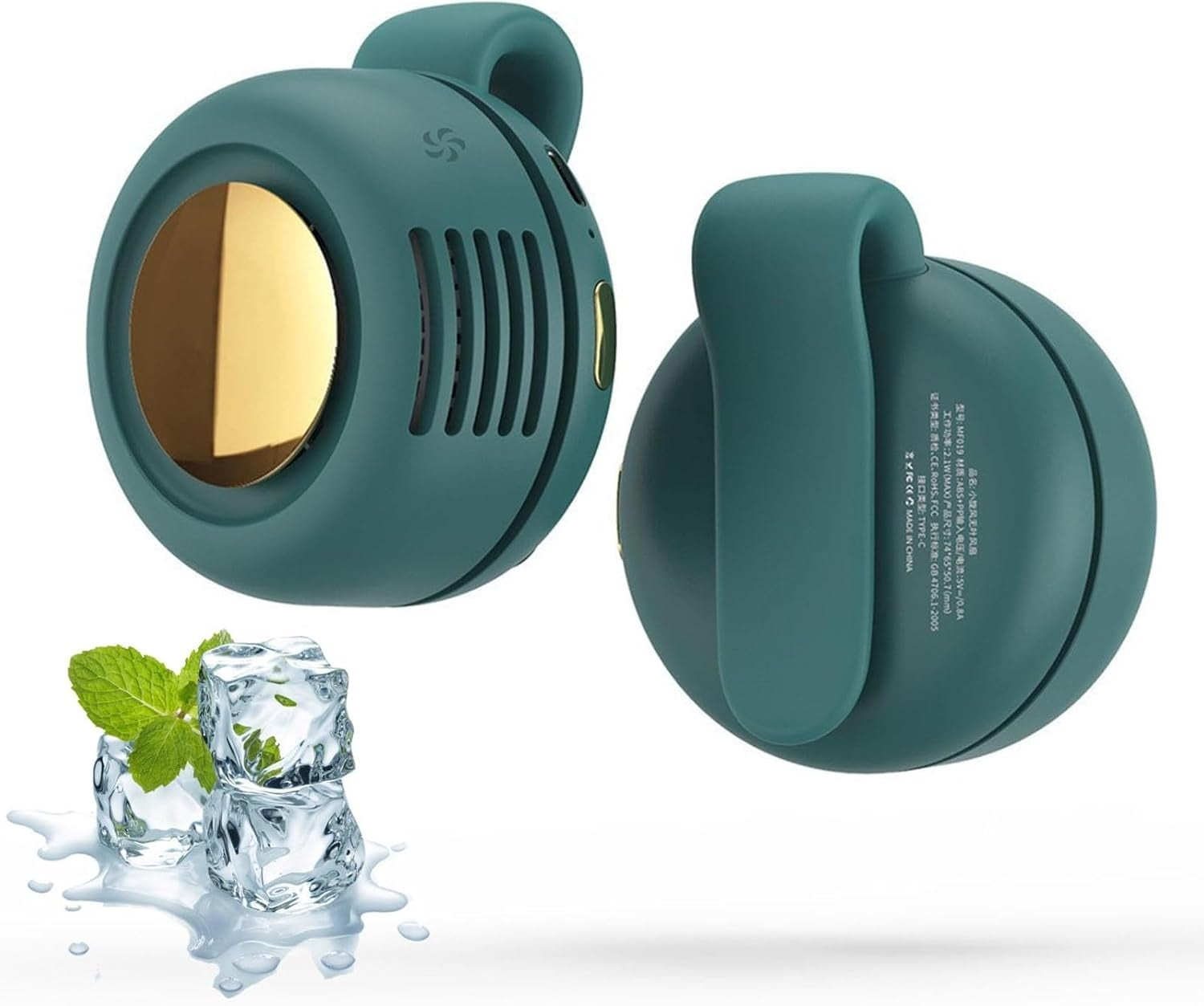 Carefulabout Mini Bladeless Fan, Small Clip Fan, Portable Silent Mini ...