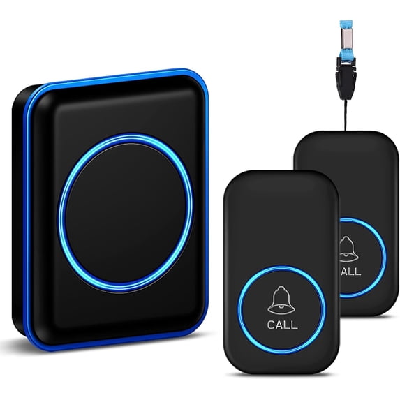 Caregiver Pager, FullHouse Wireless Call Button 1000+ Feet, SOS Alert ...