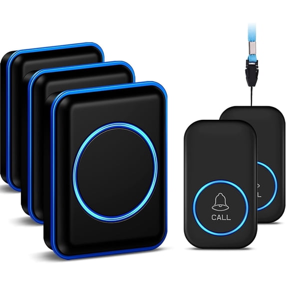 Caregiver Pager, FullHouse Wireless Call Button 1000+ Feet, SOS Alert ...