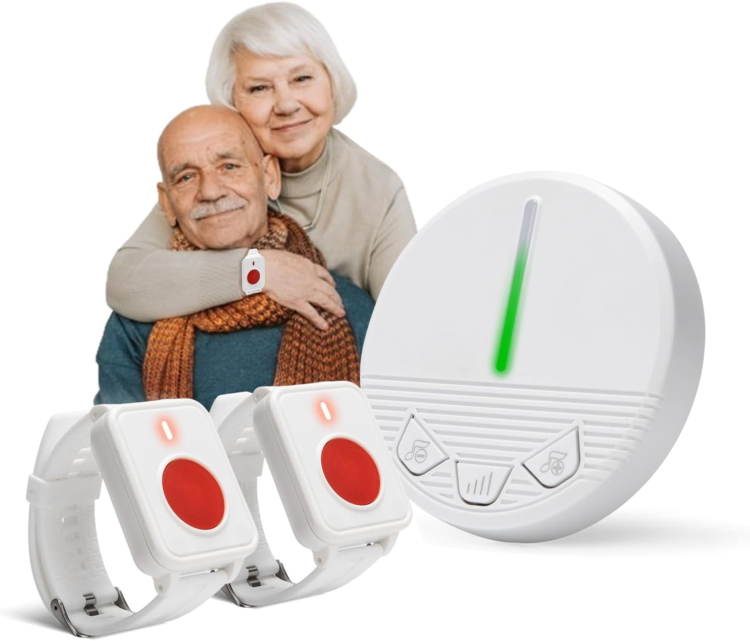 Caregiver Pager Life Alert Button Emergency Call Button Nurse Alert ...
