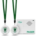 Caregiver Pager System with 2 Call Buttons for Elderly Assistance, Fall ...