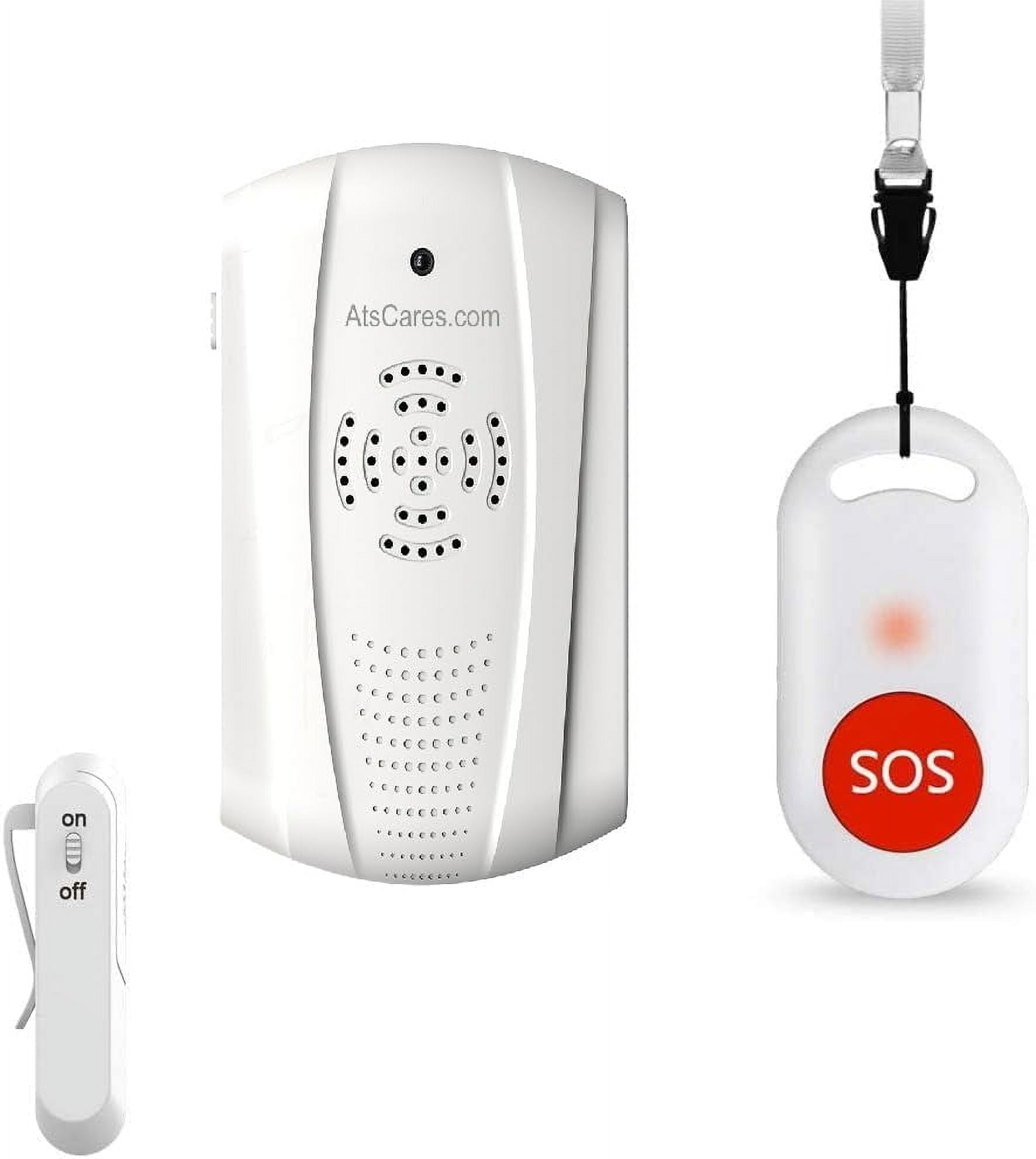 Caregiver Pager Wireless Call Button System Personal Alert Panic Button ...