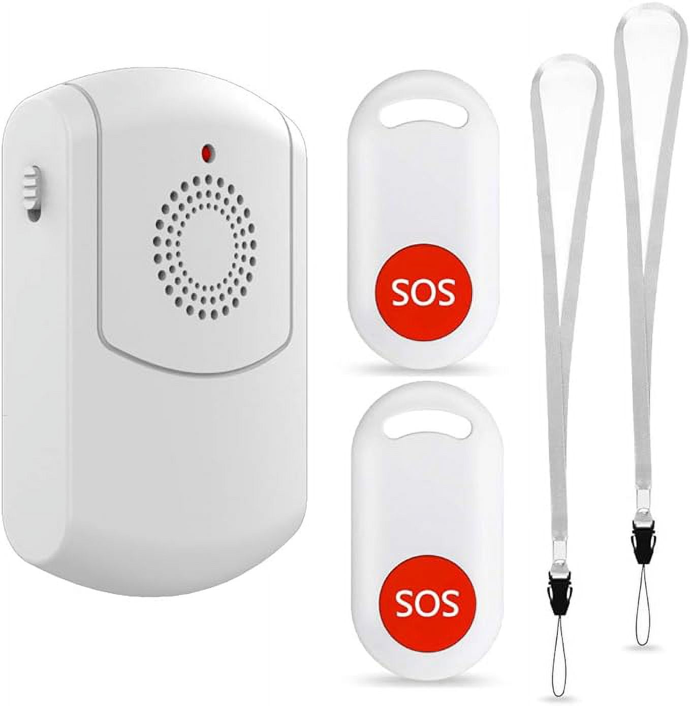 Caregiver Pager Wireless Call Button System Personal Alert Panic Button ...