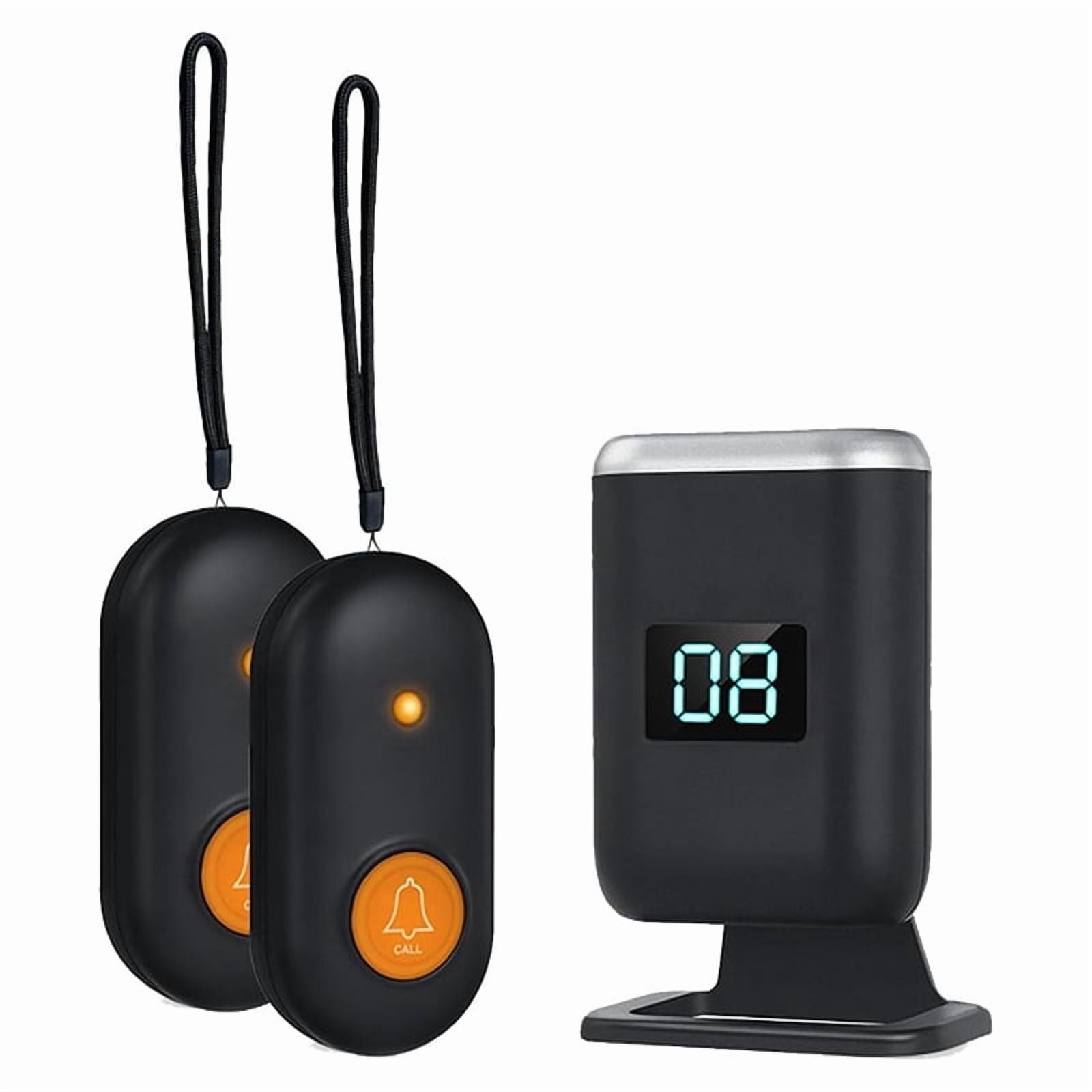 Caregiver Pager Wireless Call Button for Elderly, Alert Button for ...