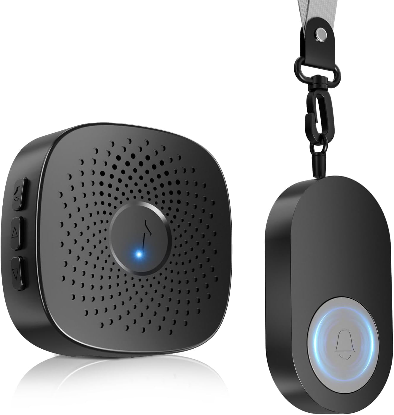 Caregiver Pager, Wireless Call Button for Seniors/Elderly at Home 650ft ...