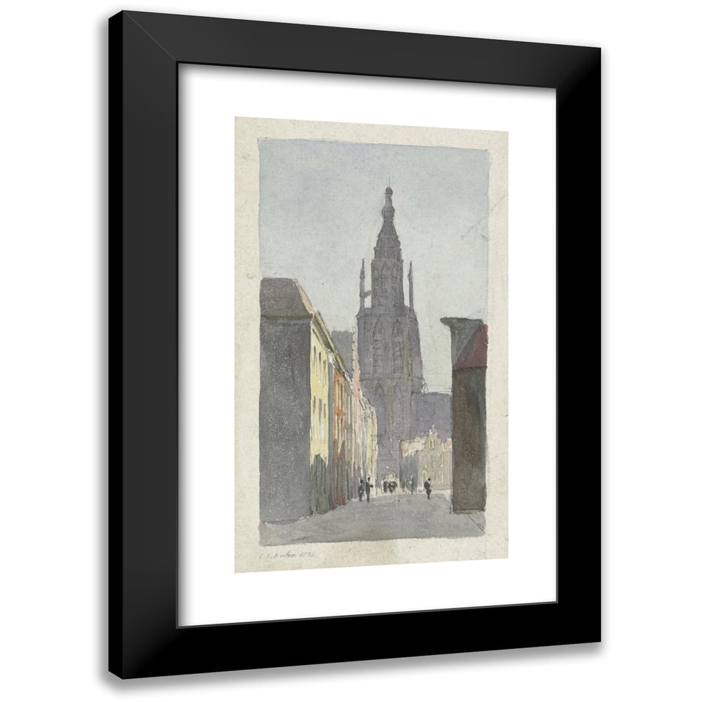 Carel Jacobus Behr 12x18 Black Modern Framed Museum Art Print Titled ...