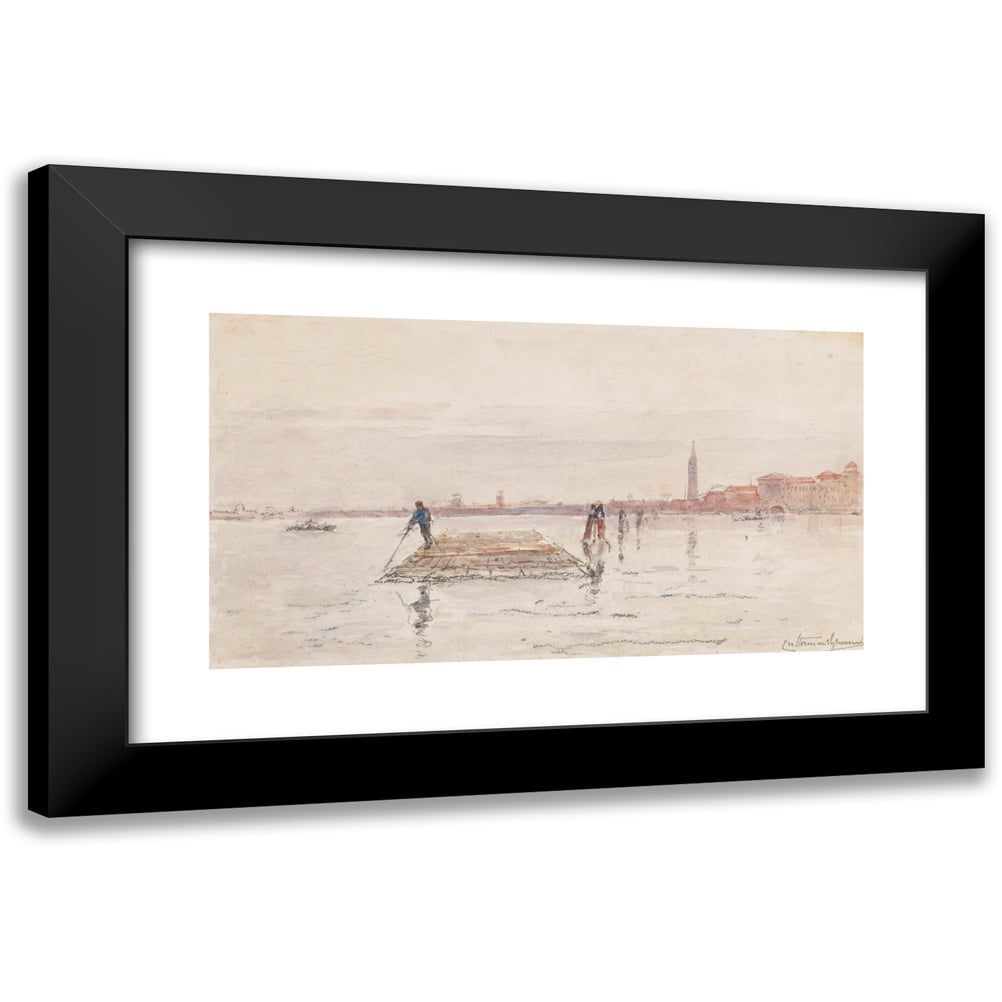 Carel Nicolaas Storm van 's-Gravesande 18x12 Black Modern Framed Museum Art Print Titled - View ...