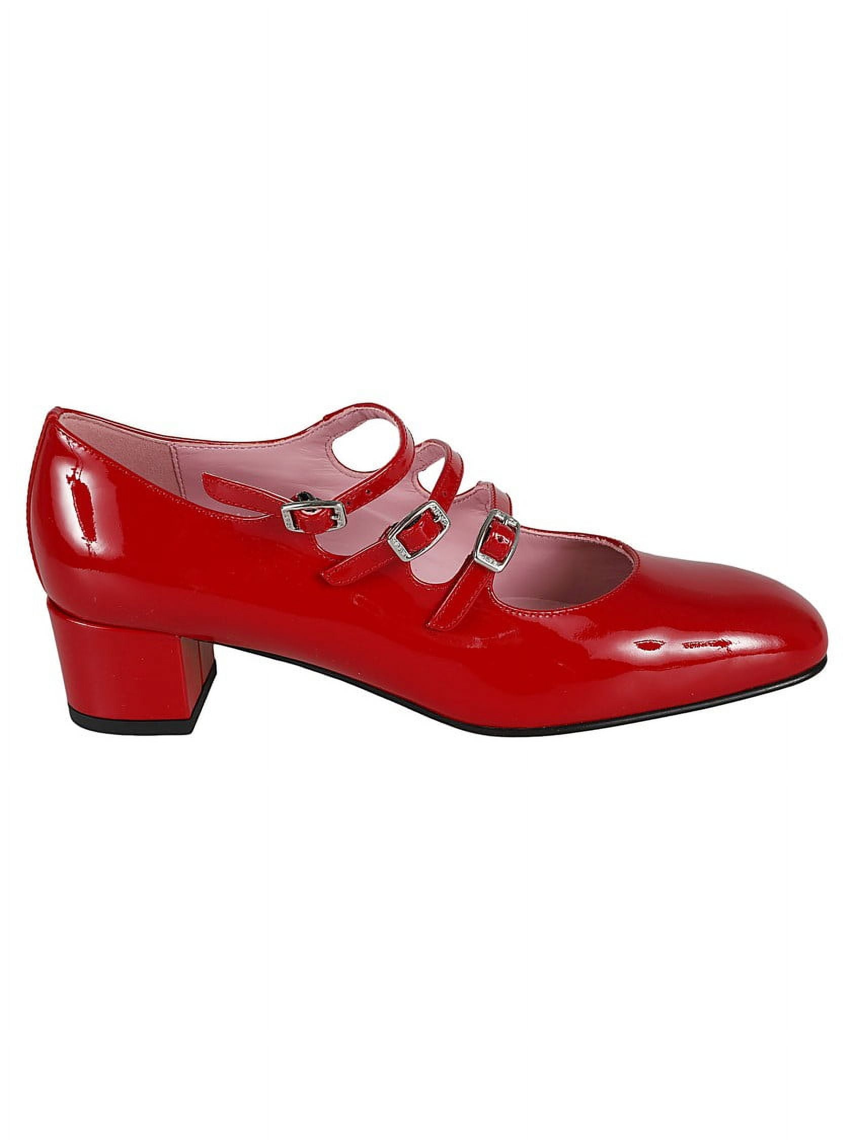 Carel Paris Female Ruby Red Leather Shoes Red Sizes EU 34-50 2/3 ...