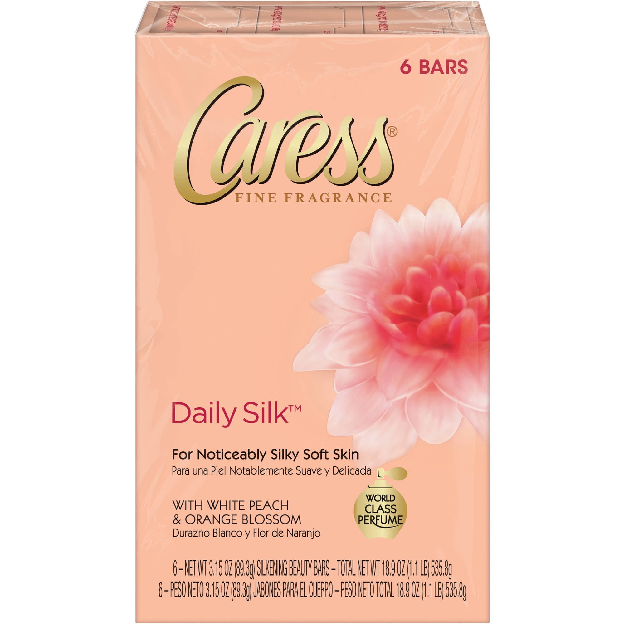 Caress Daily Silk Beauty Bar Soap, Moisturizer Infused, 3.15 oz, Pack ...