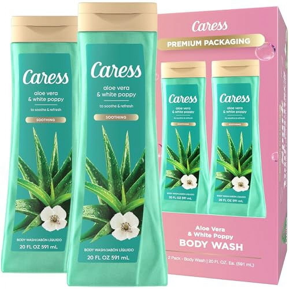 Caress Body Wash, Aloe Vera & White Poppy, Moisturizing Body Wash for ...