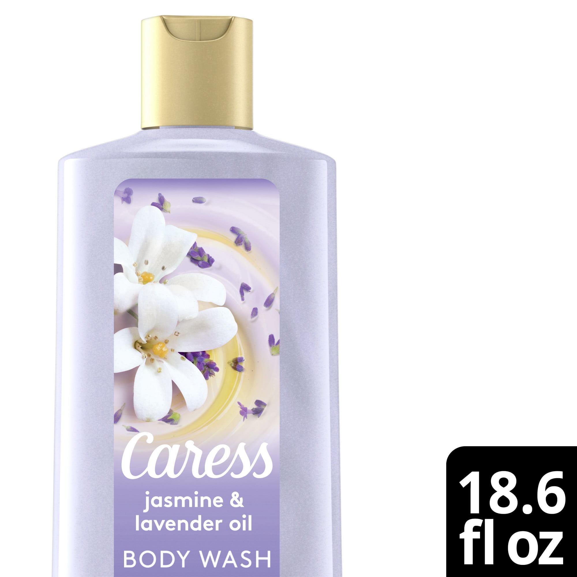 Caress Body Wash Jasmine & Lavender Oil 18.6 FO - Walmart.com