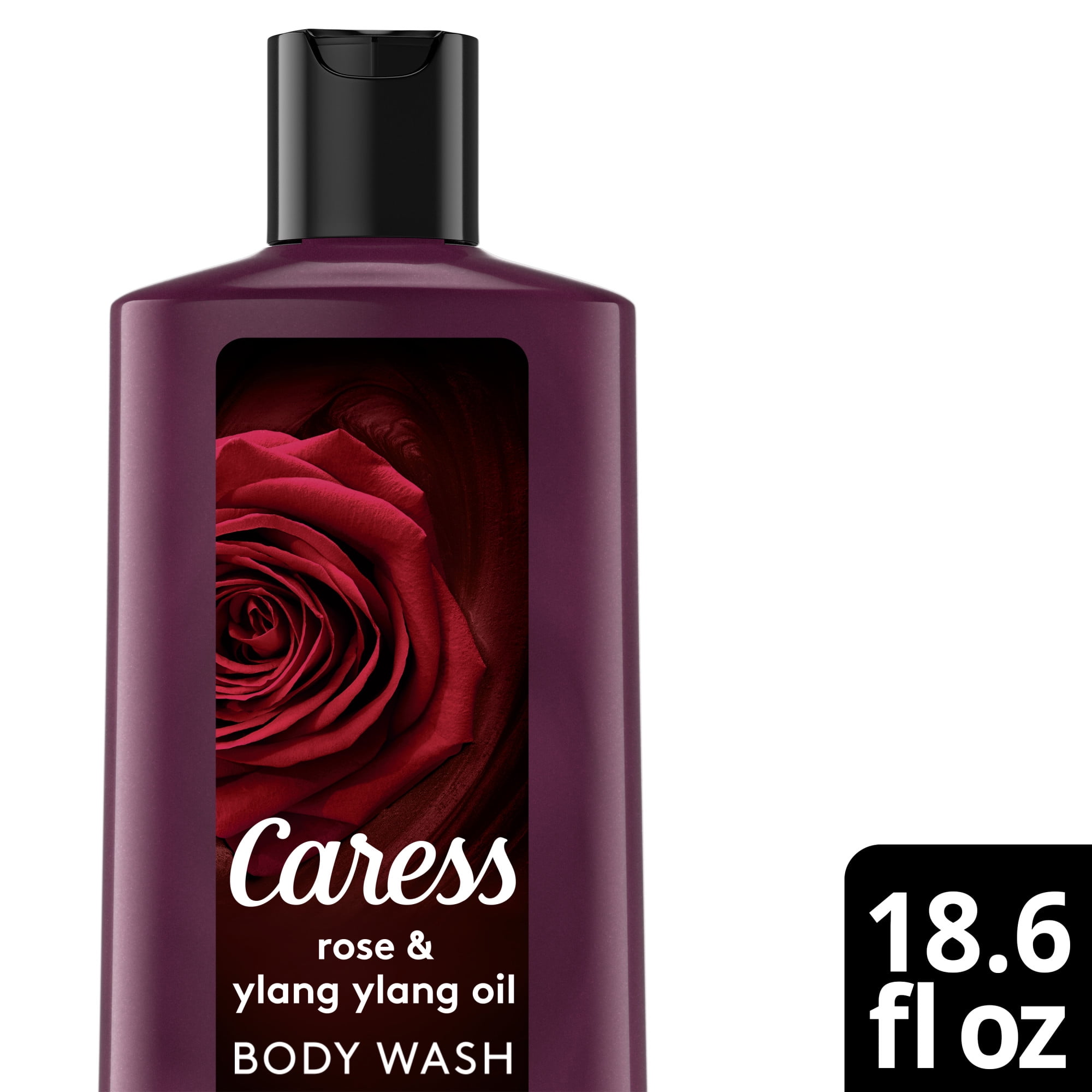 Caress Body Wash Rose & Ylang Ylang Oil 18 oz - Walmart.com