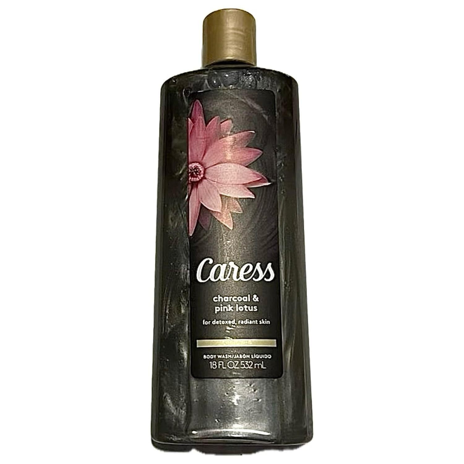 Caress Charcoal & Pink Lotus Body Wash 18 oz - Walmart.com