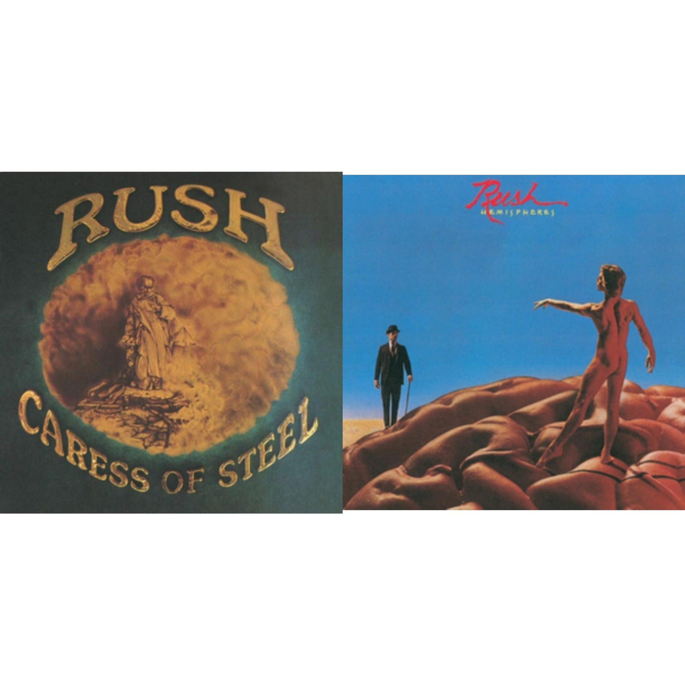 Caress Of Steel (180G/Dl Card) & Hemispheres (180G) [LP Vinyl Bundle ...