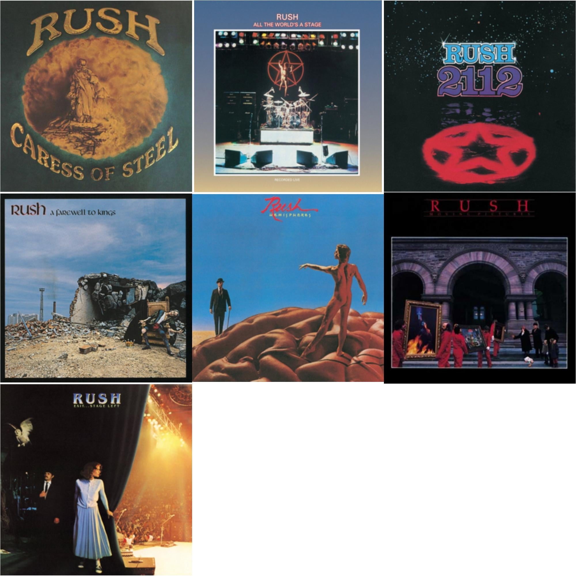 Caress Of Steel (180G/Dl Card) & All The World's A Stage (180G) & 2112 (180G) & Farewell To ...