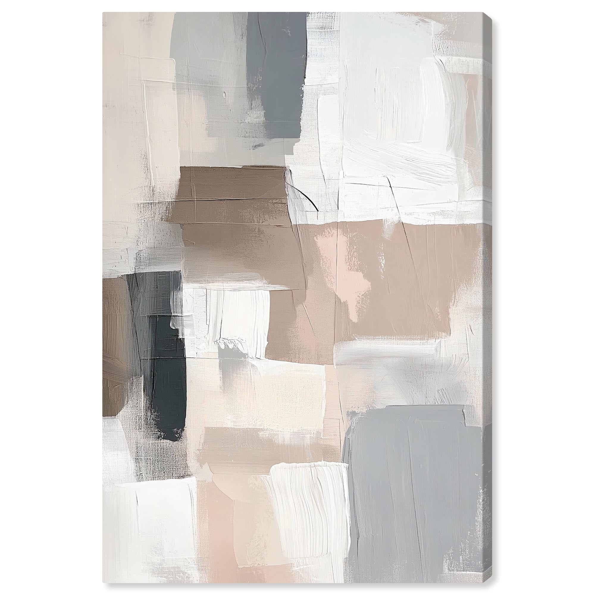 Caress of Color Canvas Earthy Abstract Art by Art Remedy, Gallery ...