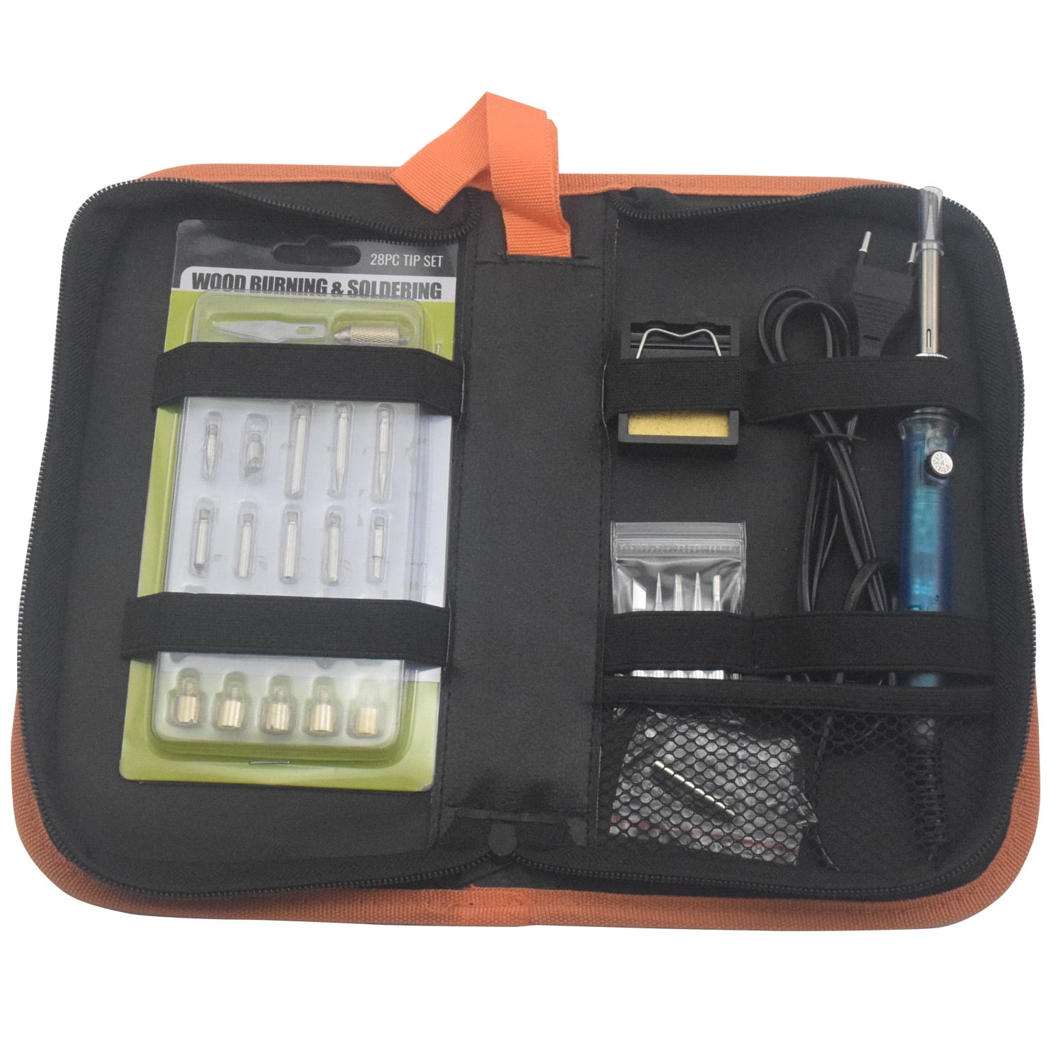 Carevas 39 Pieces Wood Burning Tool Kit Pyrography Pen Adjustable ...