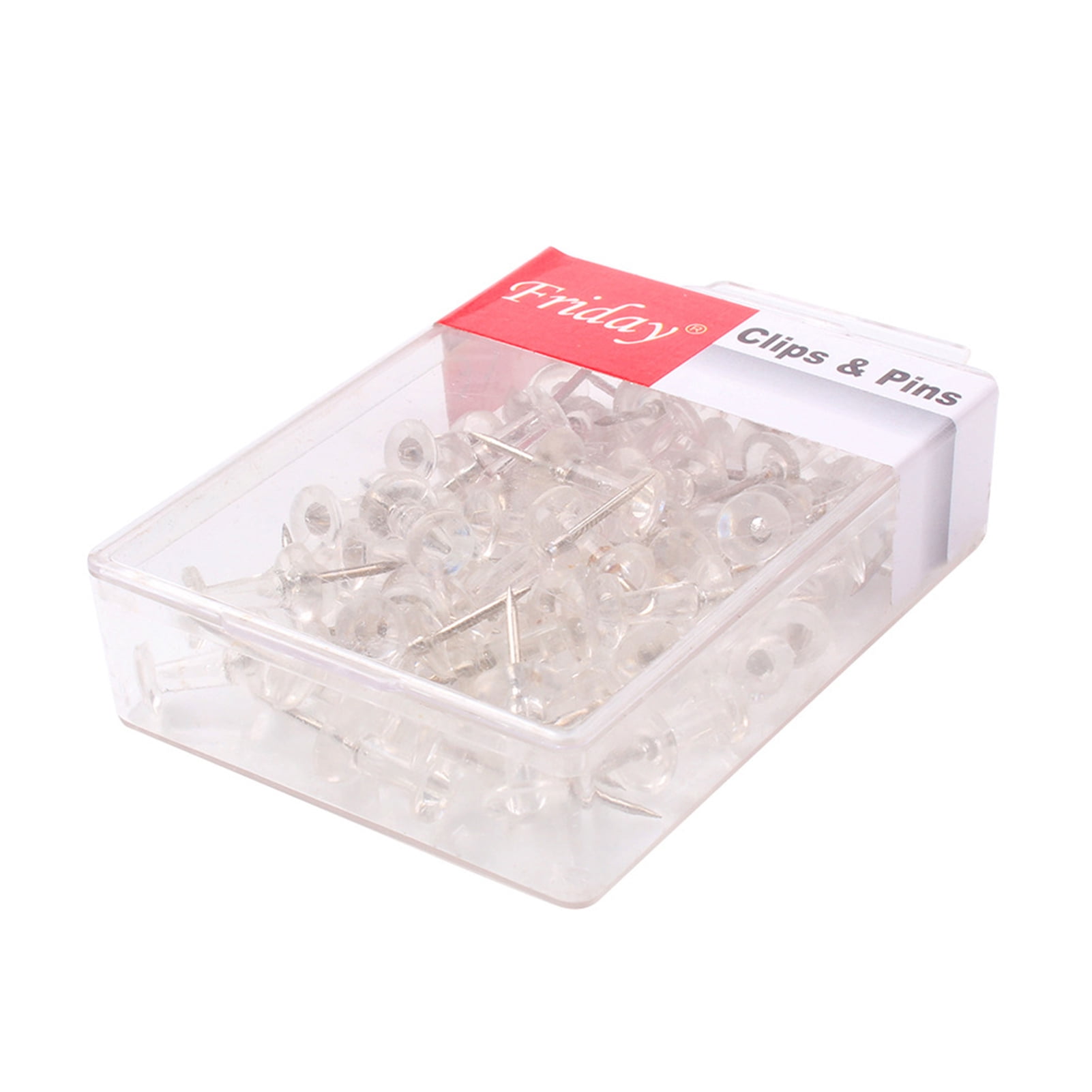 Push Pins,Metal Point Thumb Point Thumb Wall 50pcs Push Head With Metal ...