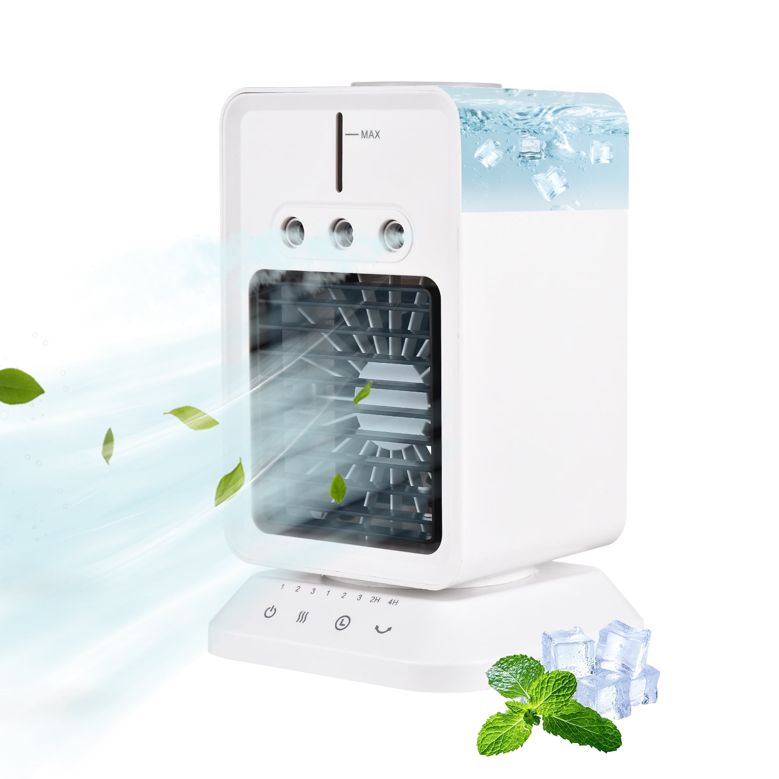 Carevas Air conditioning fan,Wind Timer USB Speeds Adjustable Wind ...