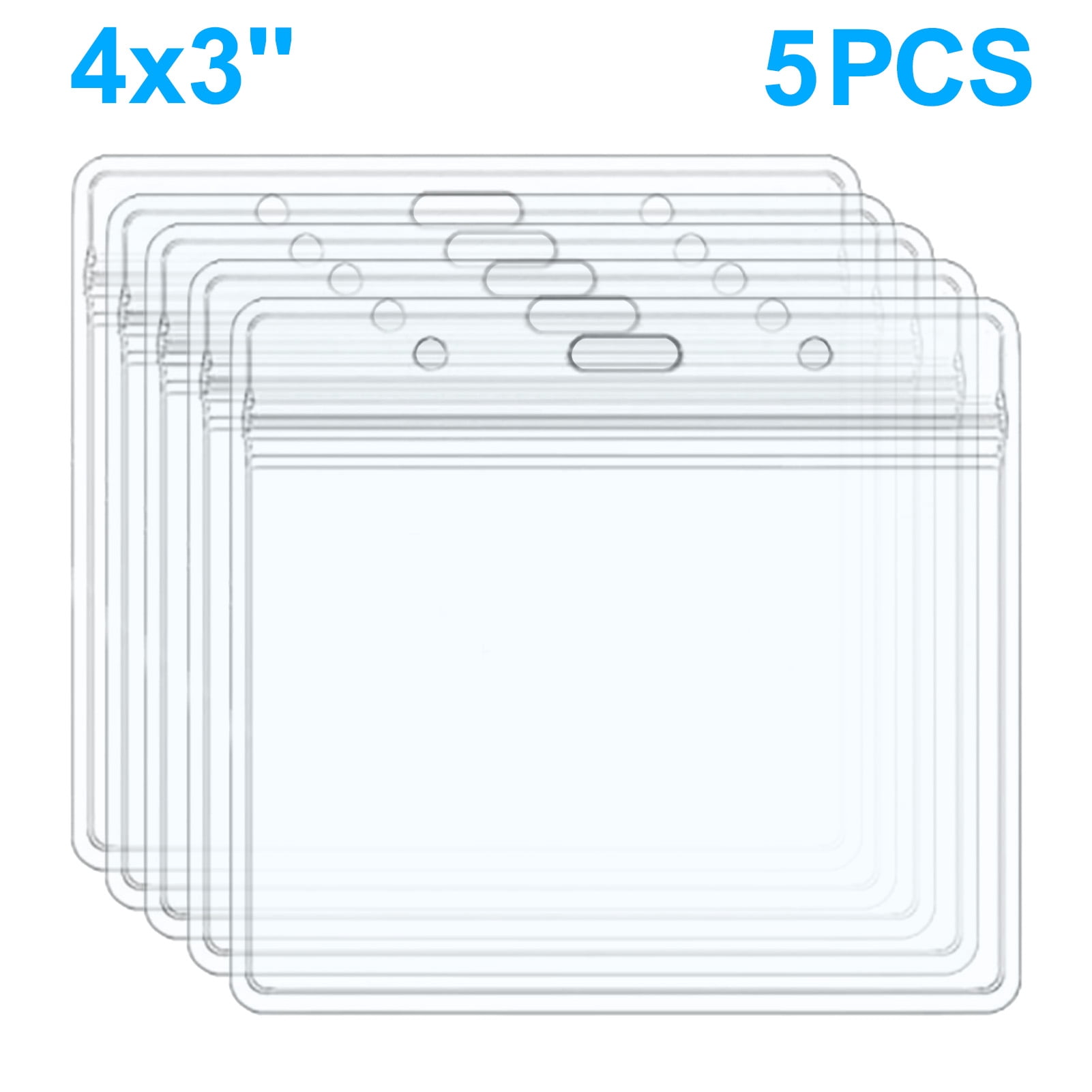Carevas CDC Vaccination Card Protector 4x3 Inches Transparent Card ...