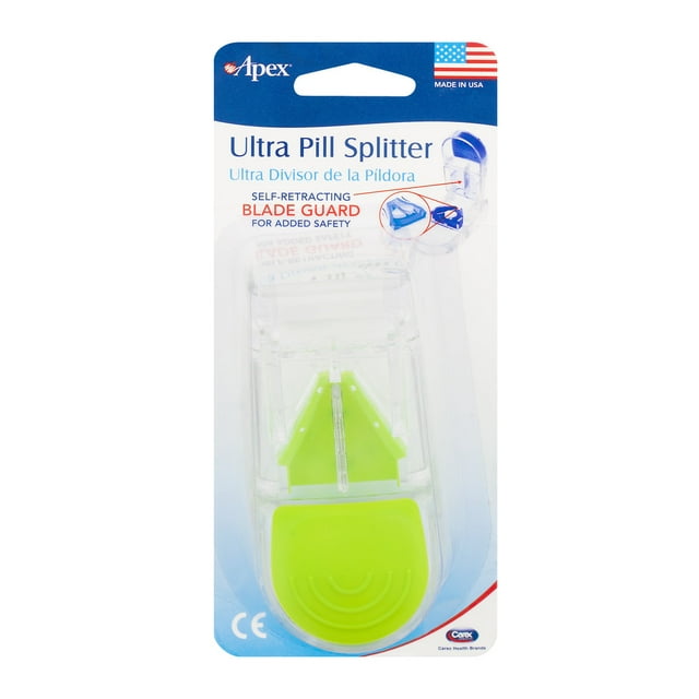 Carex Apex Ultra Pill Splitter and Cutter for Small and Large Pills ...