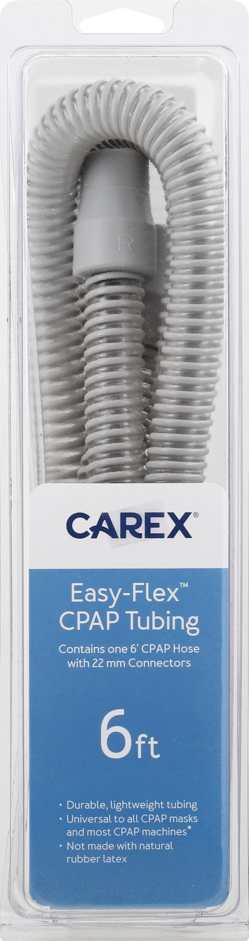Carex CPAP EZ Flex CPAP Tubing, Lightweight, 6 ft, 3.50" x 4.25" x 13. ...