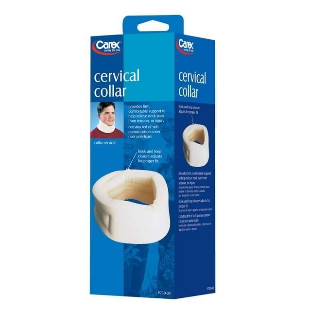 Carex Cervical Collar Brace, Helps Relieve Neck Pain, Muscle Relief ...