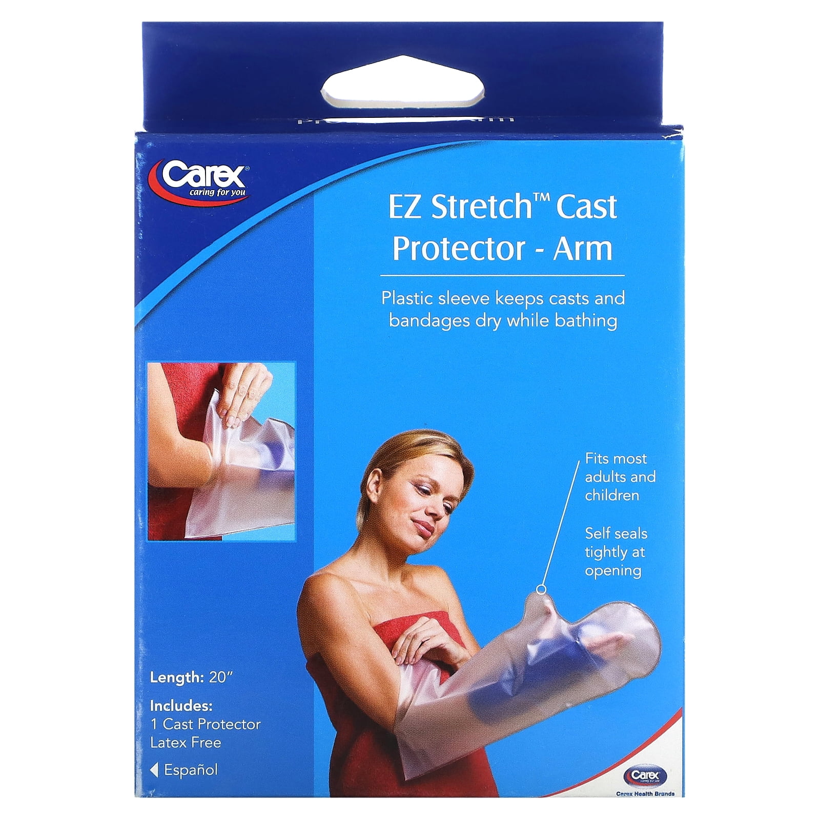 Carex E-Z Stretch Cast Protector, Arm HSA/FSA Eligible - Walmart.com