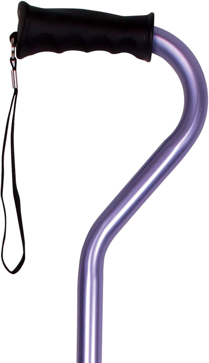 Carex Ergo Offset Cane with Soft Cushioned Handle - Adjustable Walking ...