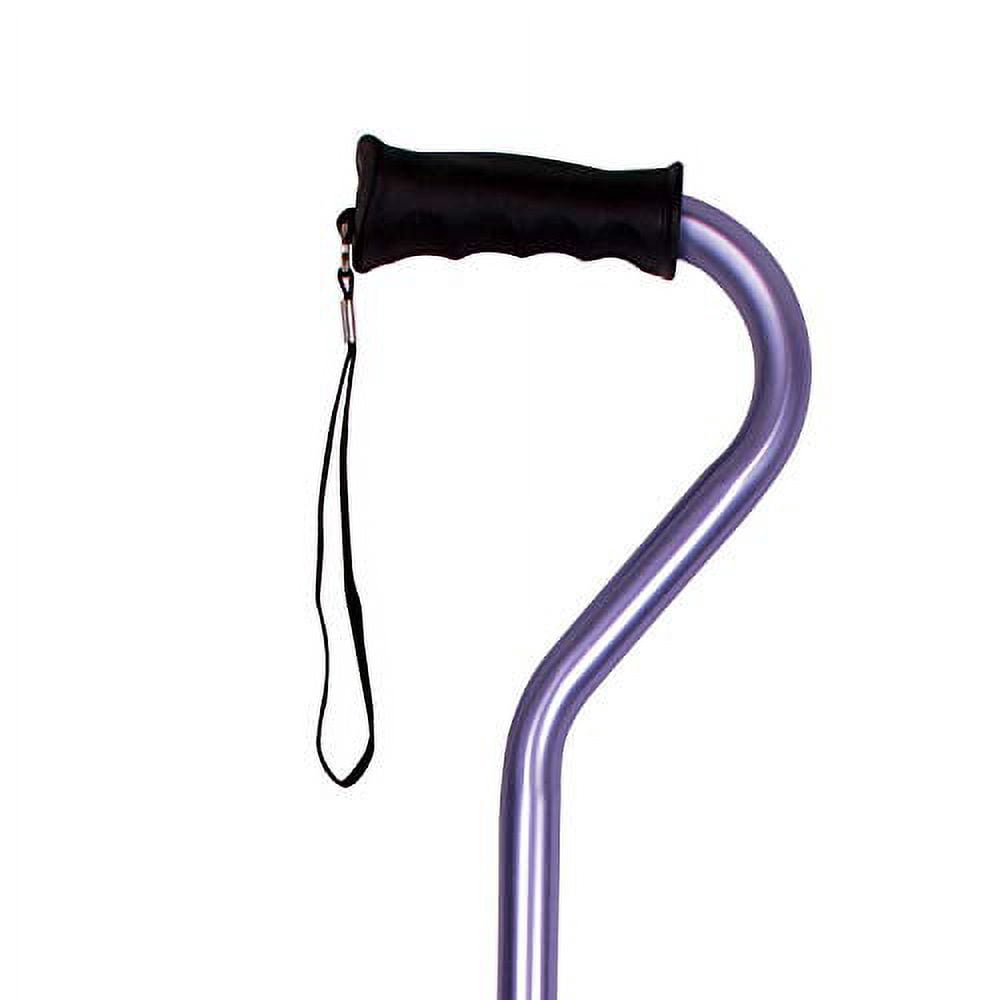 Carex Ergo Offset Cane with Soft Cushioned Handle Purple, 1 Count ...