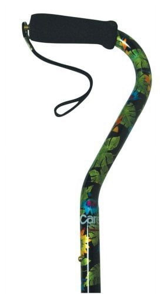 Carex Health Brands Designer Offset Cane Bahama Soft Padded Handle ...