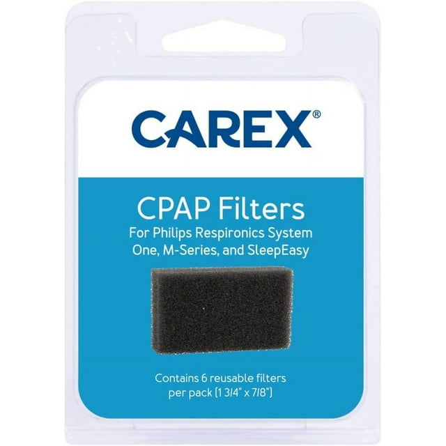 Carex Reusable CPAP Filters for Philips Respironics System One, m ...